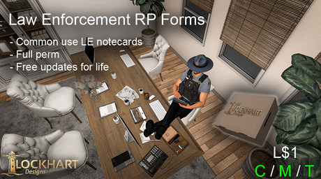Second Life Marketplace - .:Lockhart:. Law Enforcement RP Forms